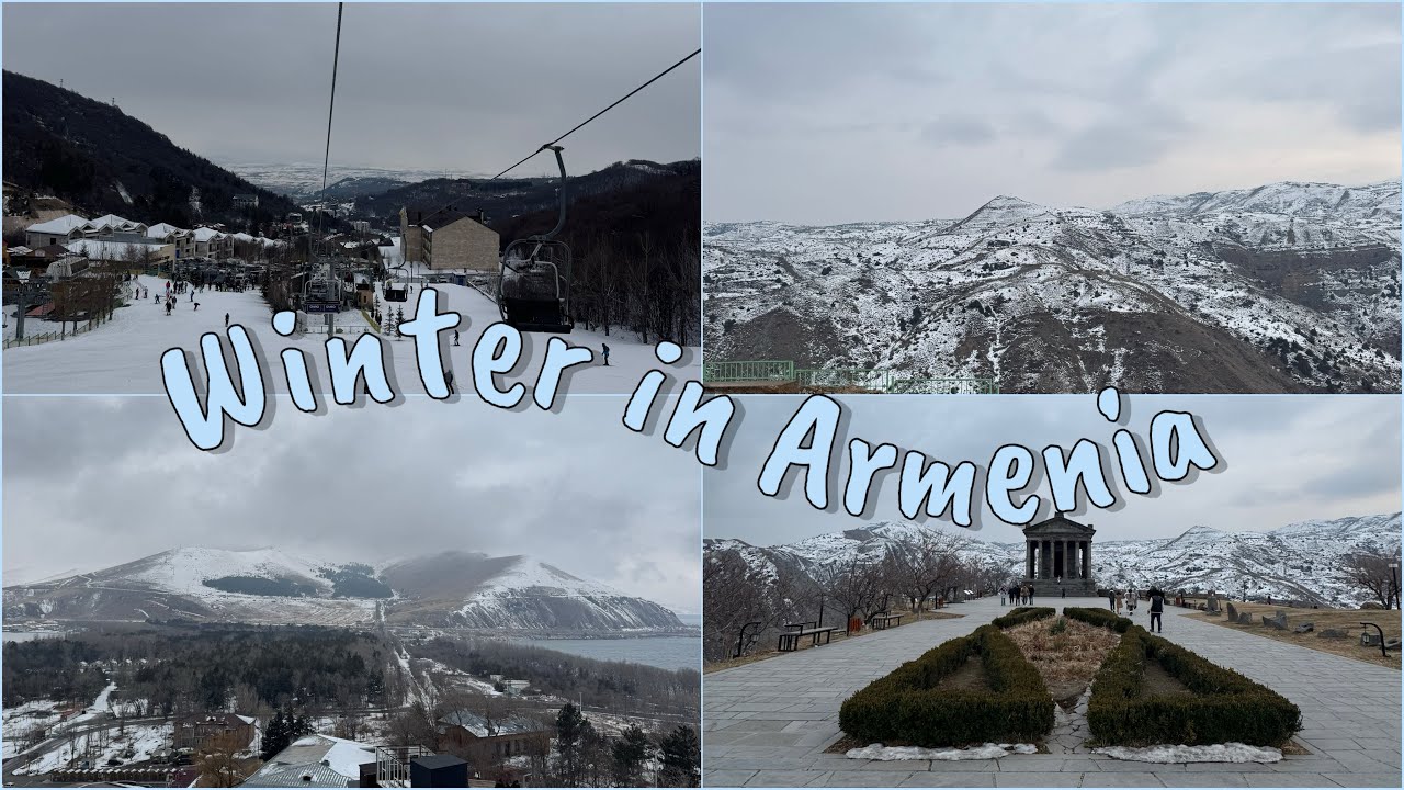 Snowy Mountains of Armenia | Winter Wonderland | 아르메니아 겨울 - YouTube