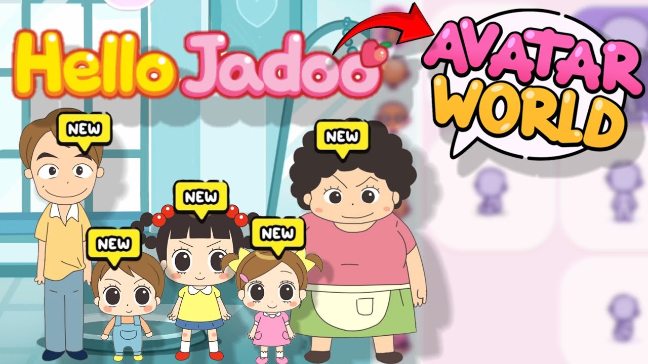 HOW TO MAKE HELLO JADOO CHARACTERS IN PAZU AVATAR WORLD #avatarworld # ...