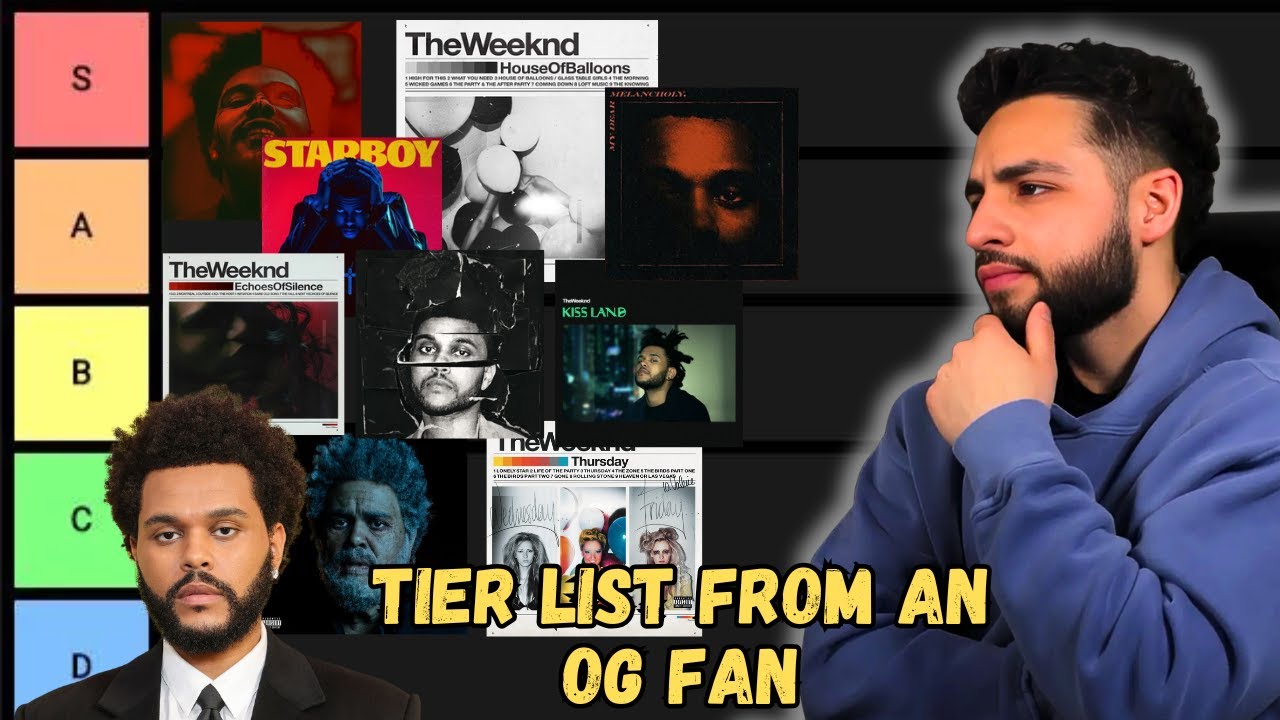 I MADE THE PERFECT WEEKND DISCOGRAPHY TIER LIST - YouTube