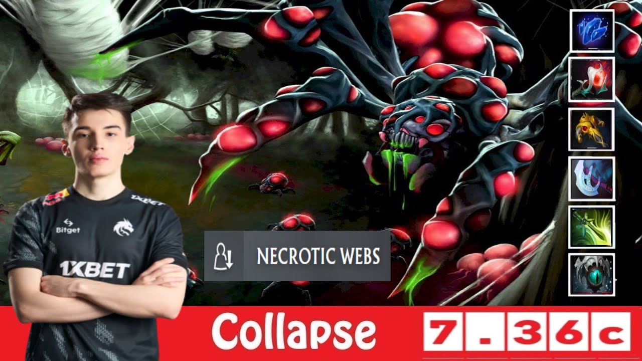 [DOTA 2] TSpirit.Collapse the BROODMOTHER [OFFLANE] [7.36c] - YouTube