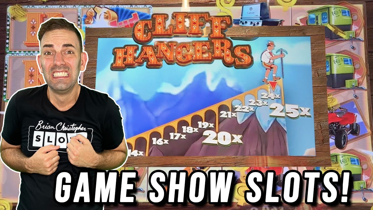 Game Show Slot Machines!! Cliff Hangers and a COMEBACK! - YouTube