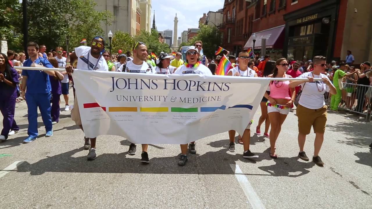Johns Hopkins LGBT Baltimore Pride 2016 - YouTube