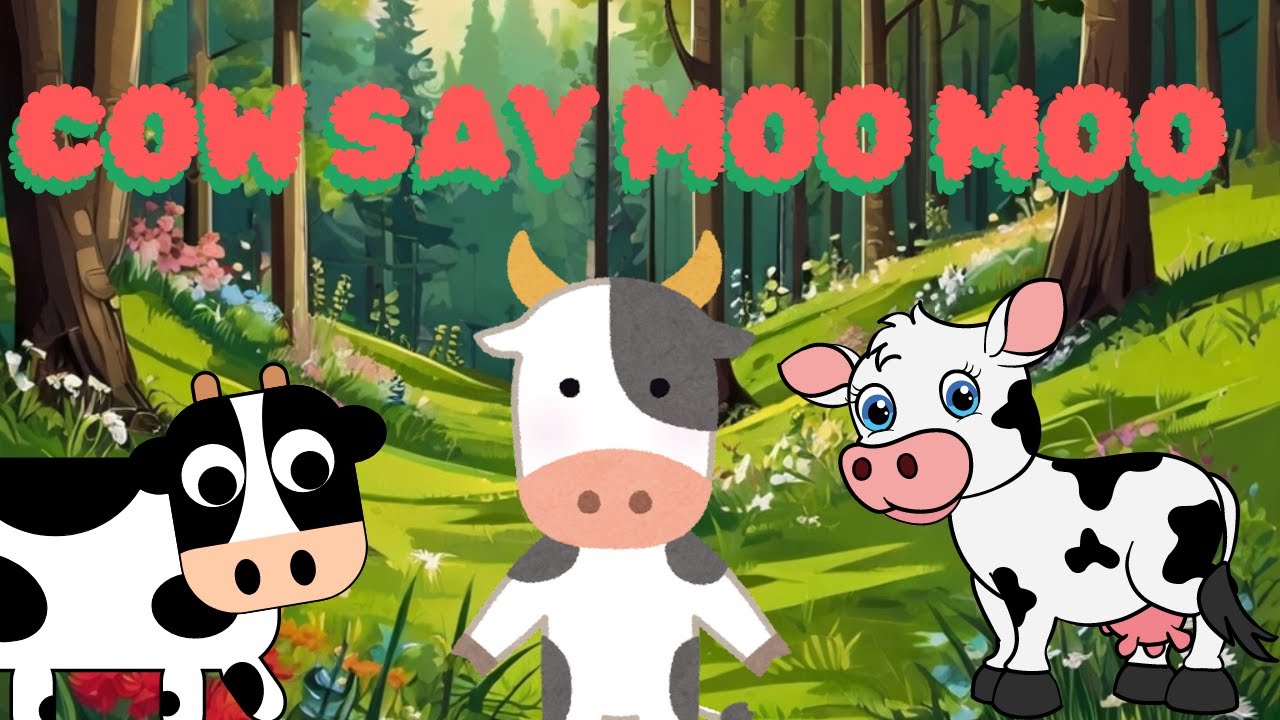 Funny Cow Dance|cow song |tiny tots|toddler learning|fun for kids ...