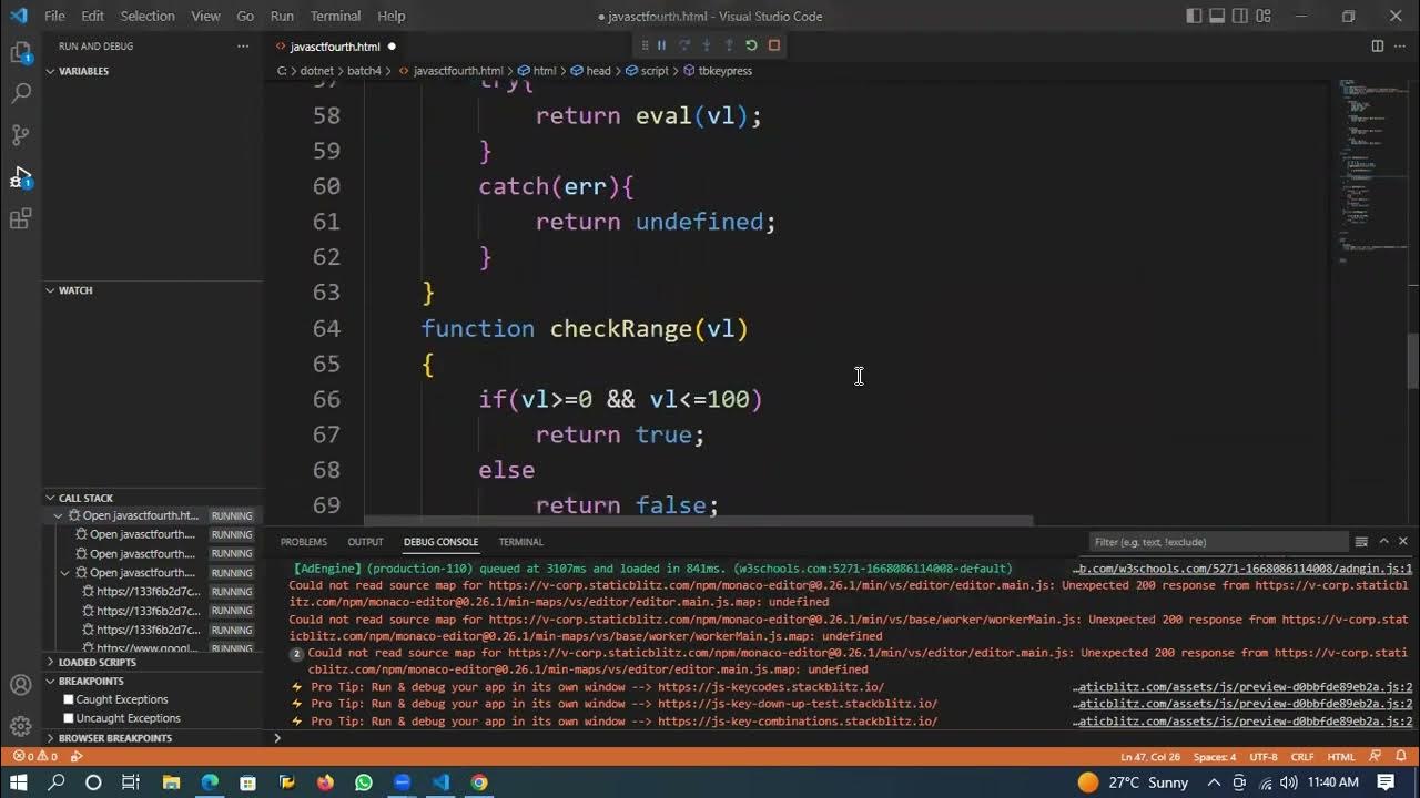 Javascript Tutorial 5 Youtube