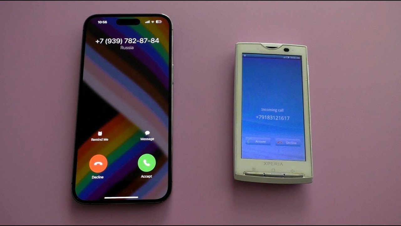 iOS 16 vs Android 1 Incoming Calls - YouTube