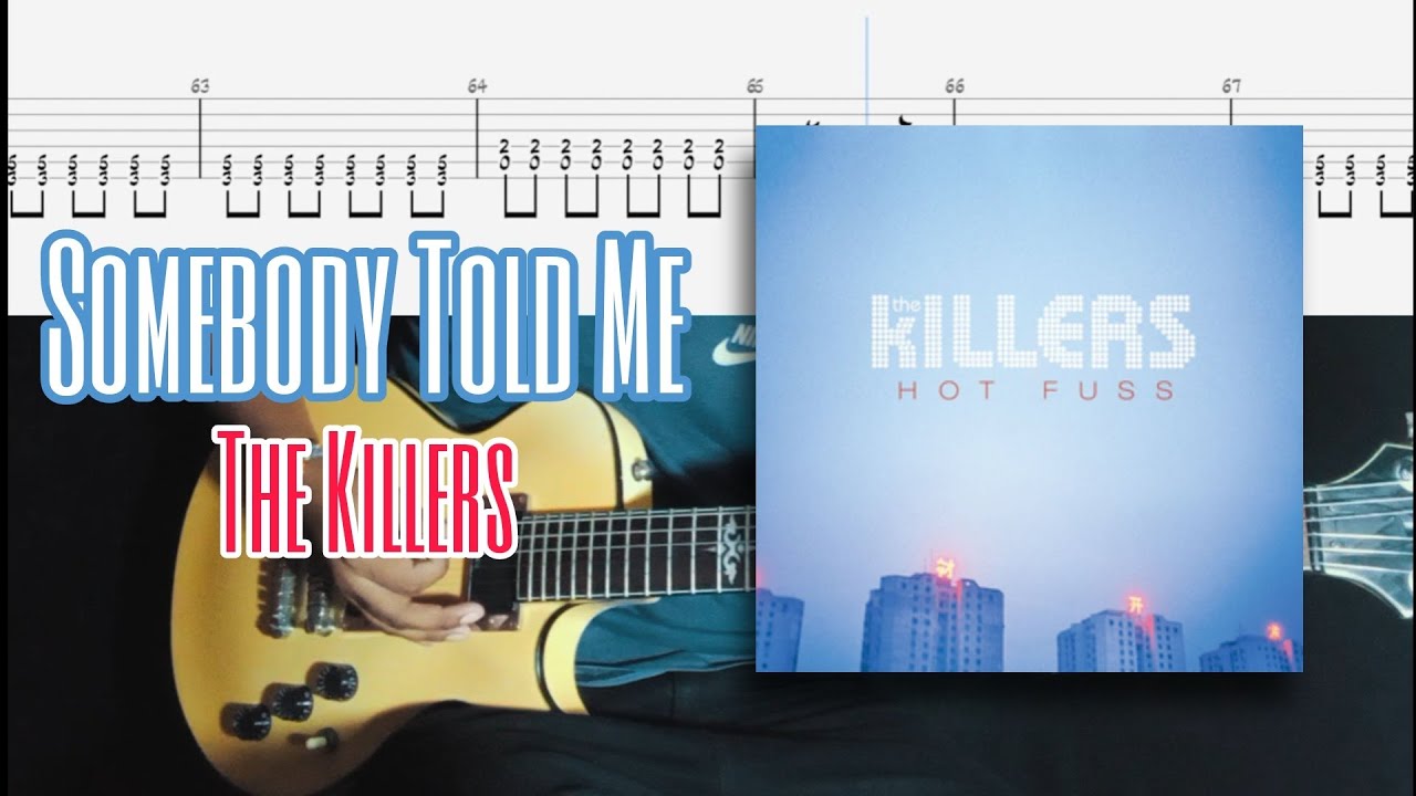 Somebody Told Me - The Killers (guitar cover + Tab) - YouTube