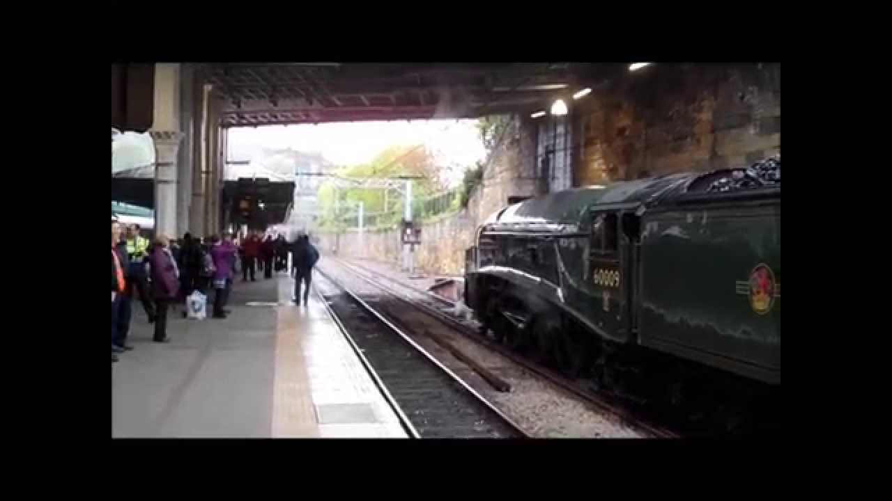 Great Britain VII Steam Tour Mayday Departure from Edinburgh - YouTube