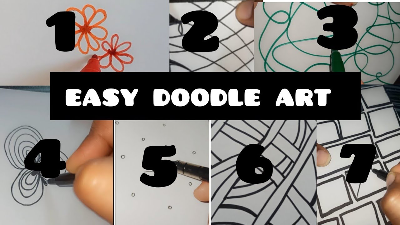 Doodle art |easy doodle patterns | how to draw easy doodle art | doodle ...