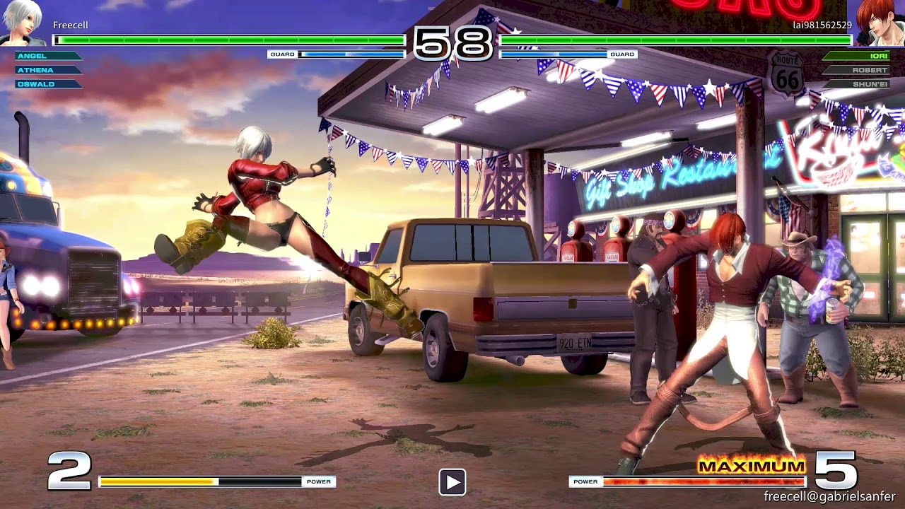 KOF XIV Angel OCV Match #2 - YouTube