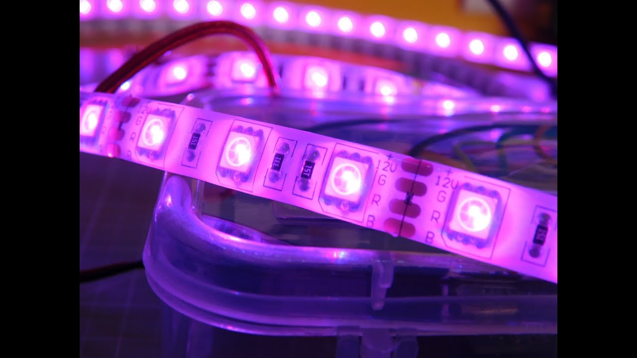 Music Reactive Multicolor LED Lights: Test - YouTube