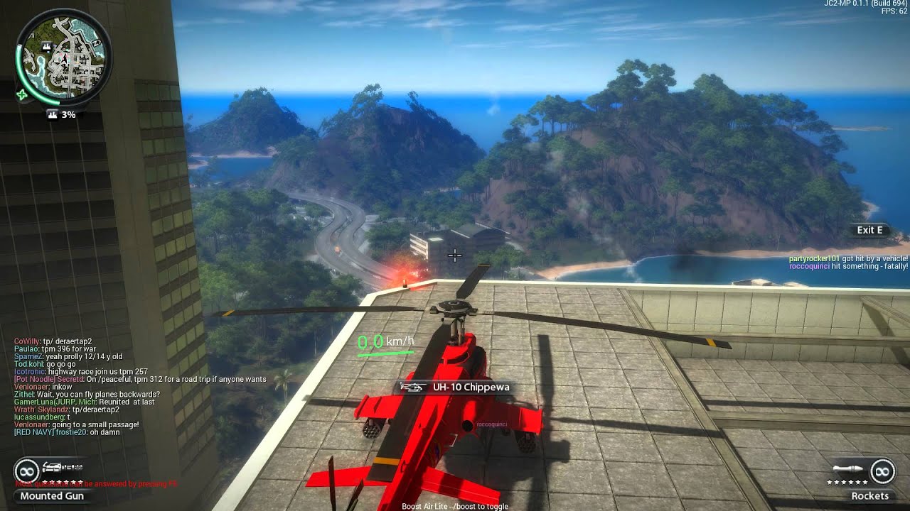 How to Fly a Helicopter in Just Cause 2 - YouTube