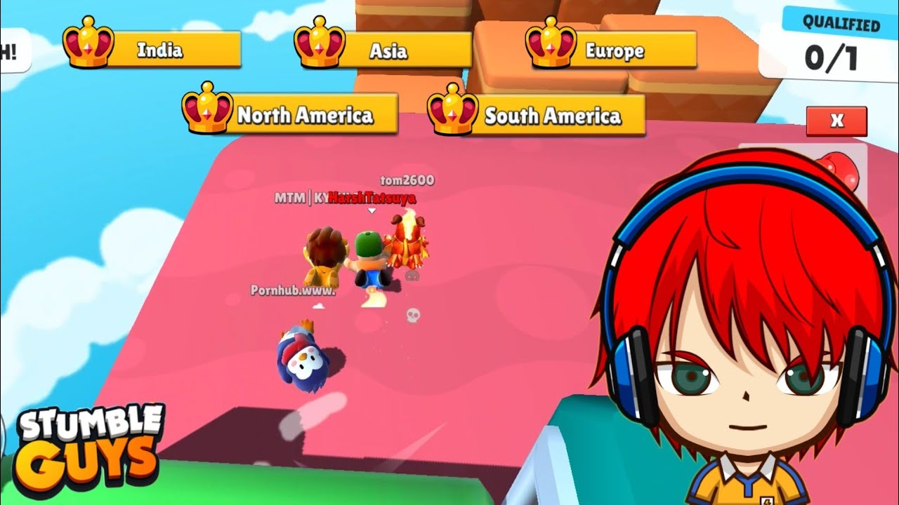 Win Crown In Every Server Challenge #3 | Stumble Guys Challenges - YouTube