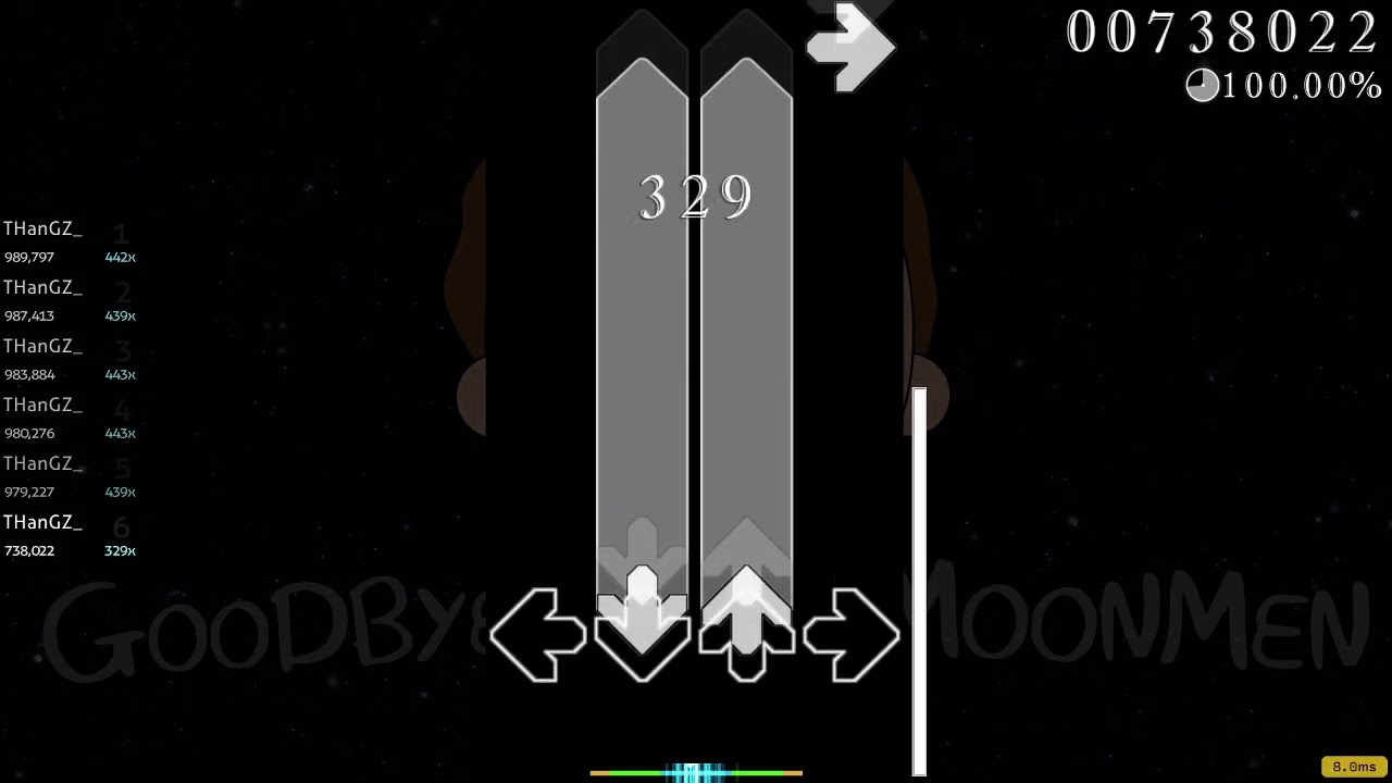 osu!mania - Goodbye Moonmen Remix [3.77☆] 100% PERFECT FC - YouTube