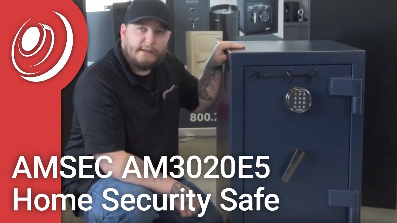AMSEC AM3020E5 Home Security Safe Overview - YouTube