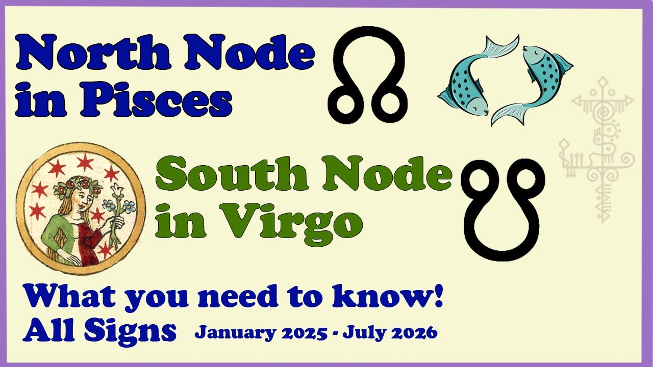 North Node in Pisces Explained + ALL SIGNS Psychic Astrology intuitive ...