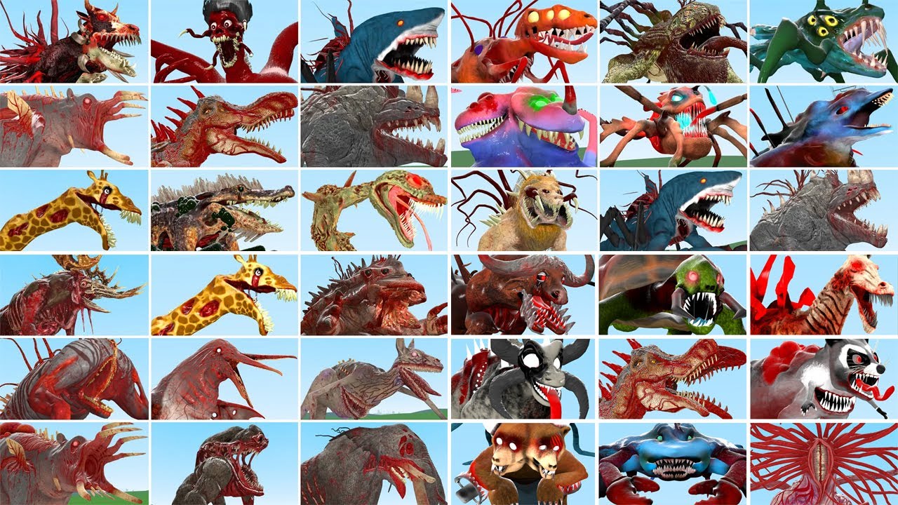 I FOUND ALL MUTATED ANIMALS ZOOCHOSIS in Garry's Mod - YouTube