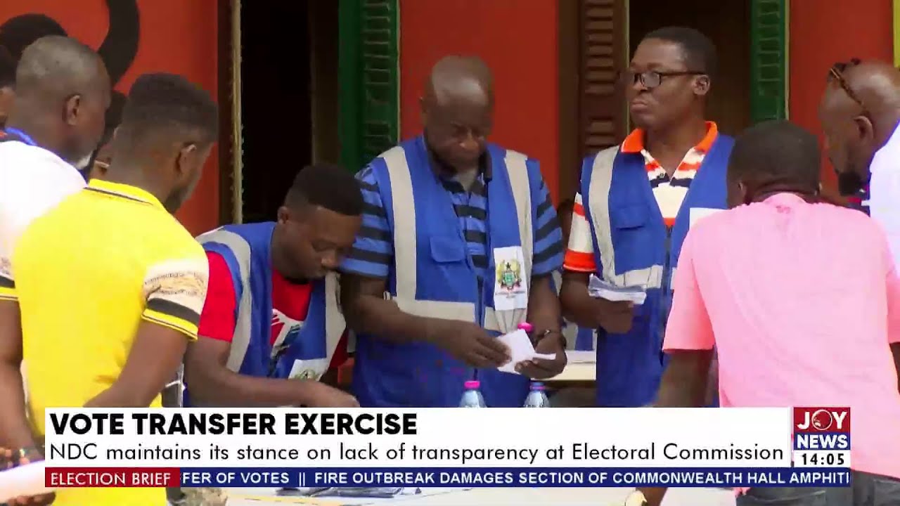 Vote Transfer Exercise: NDC maintains its stance on lack of ...