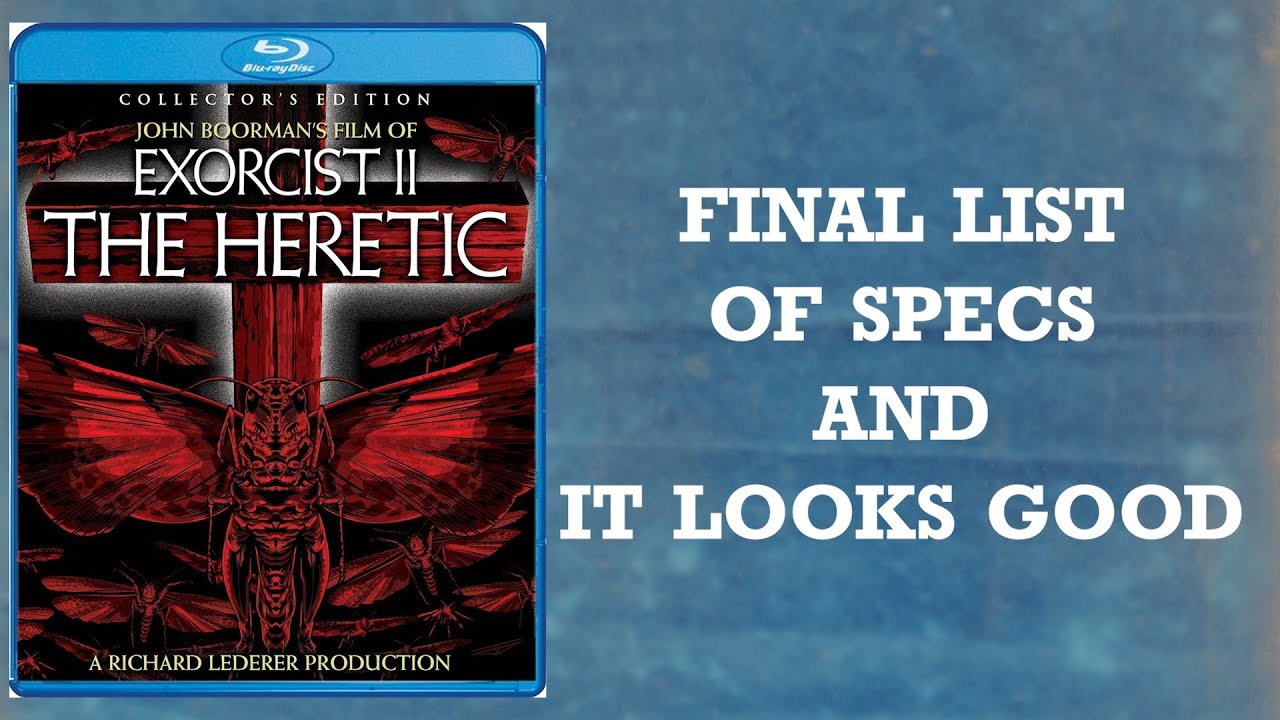 New Scream Factory Exorcist 2 Ii The Heretic Ce Movie Blu