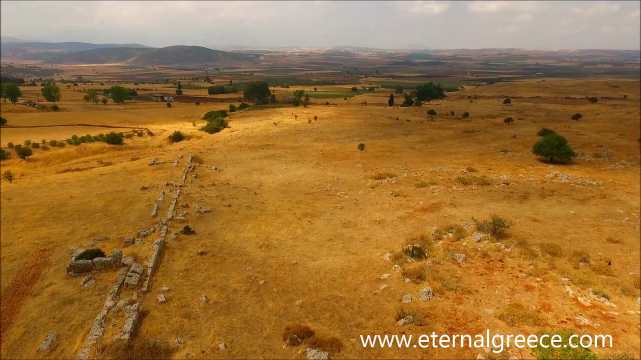 Short clips from fabulous Greece: Ancient Plateae and partial view of ...