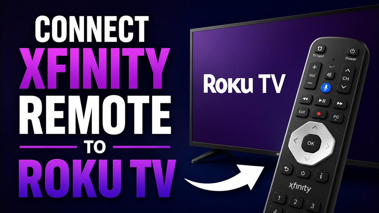 how to connect xfinity remote to roku tv - YouTube