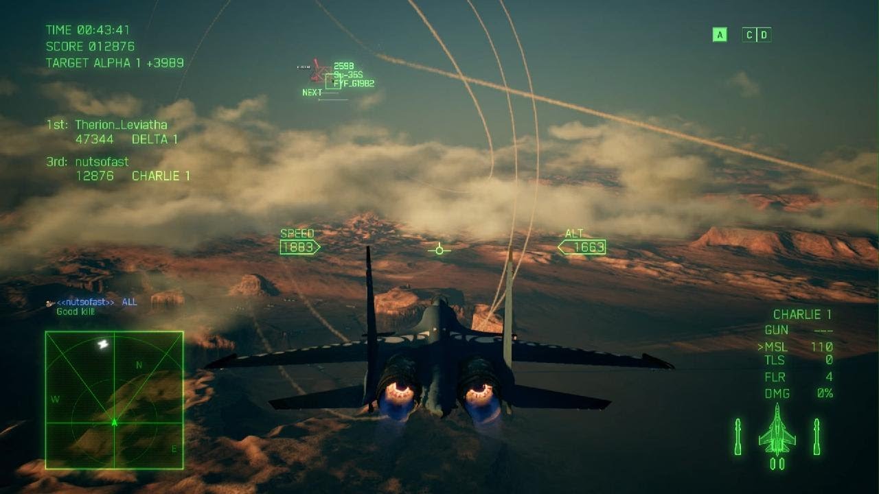 ACE COMBAT 7: PSM disabled Kill on Therion - YouTube