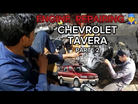 Chevrolet tavera engine overhaul & complete fitting..👨‍🔧Car engine ...