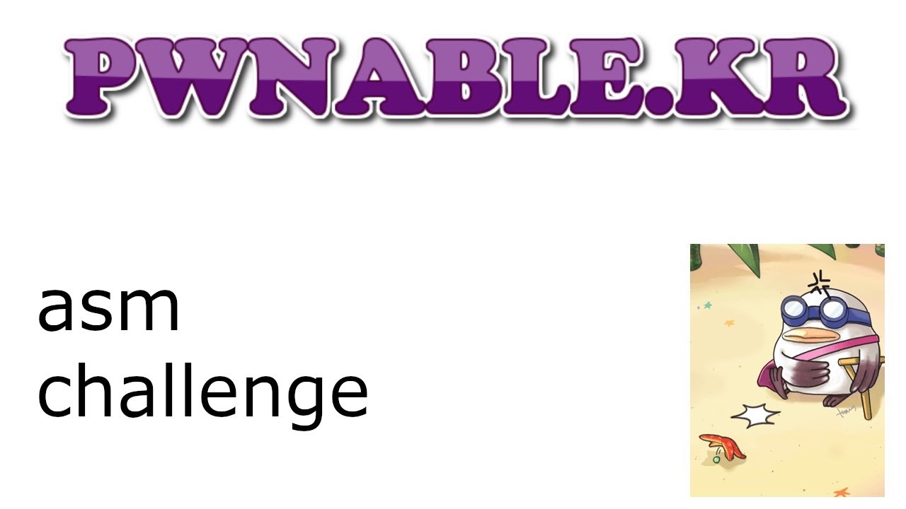 Pwnable.kr - Asm - YouTube