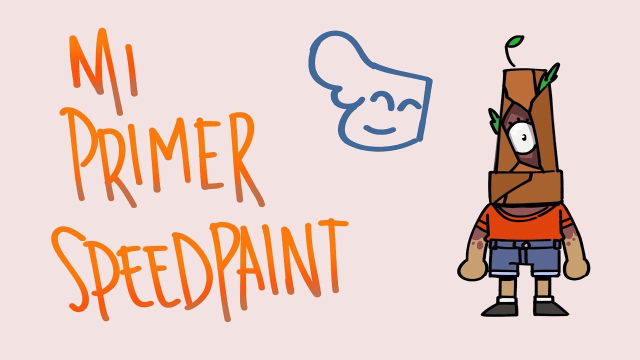 SPEEDPAINT · CARTOON CHARACTER - 1 - YouTube