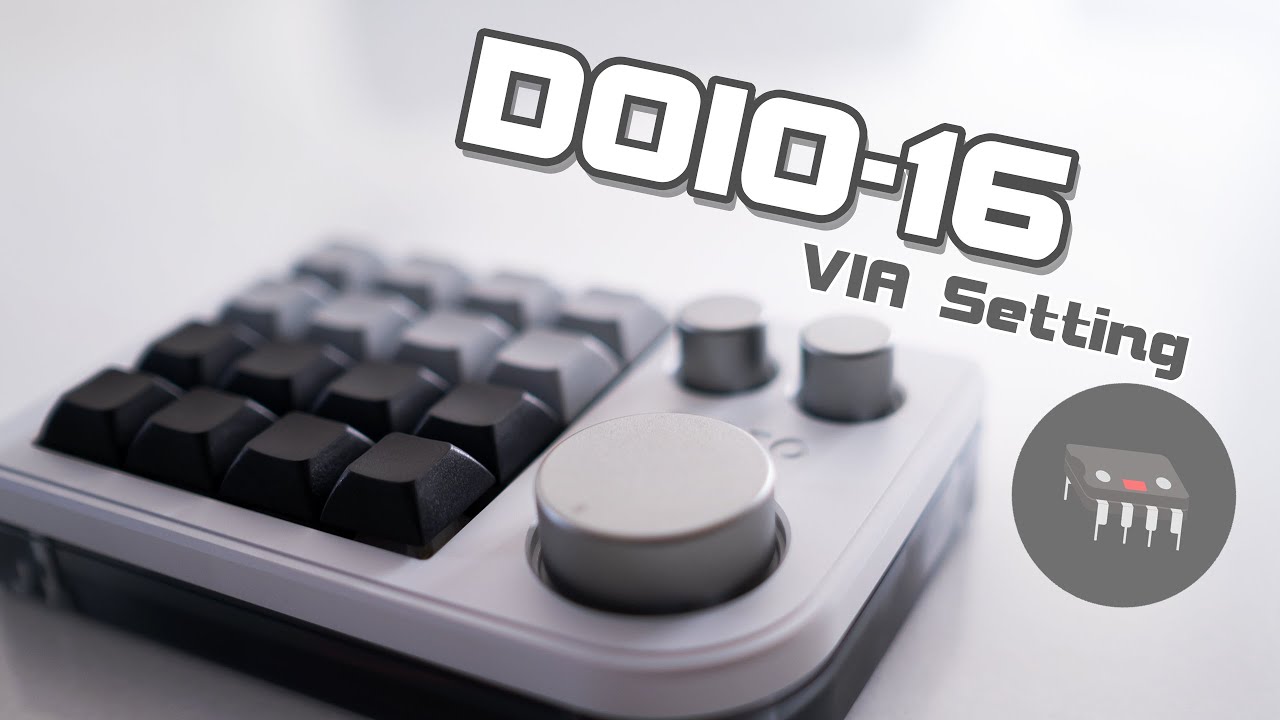 DOIO : 16 &16B 🐼 | VIA Setting - YouTube