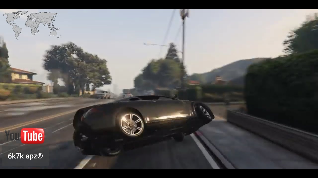 The best crashes GTA 5 - YouTube