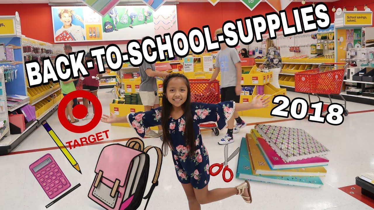 BACK TO SCHOOL SUPPLIES SHOPPING AT TARGET - YouTube