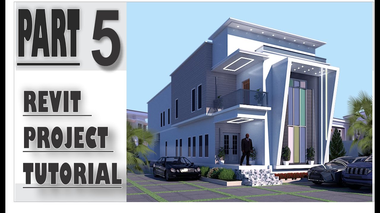 REVIT PROJECT TUTORIAL 5 MODIFY ELEVATION DESIGN - YouTube