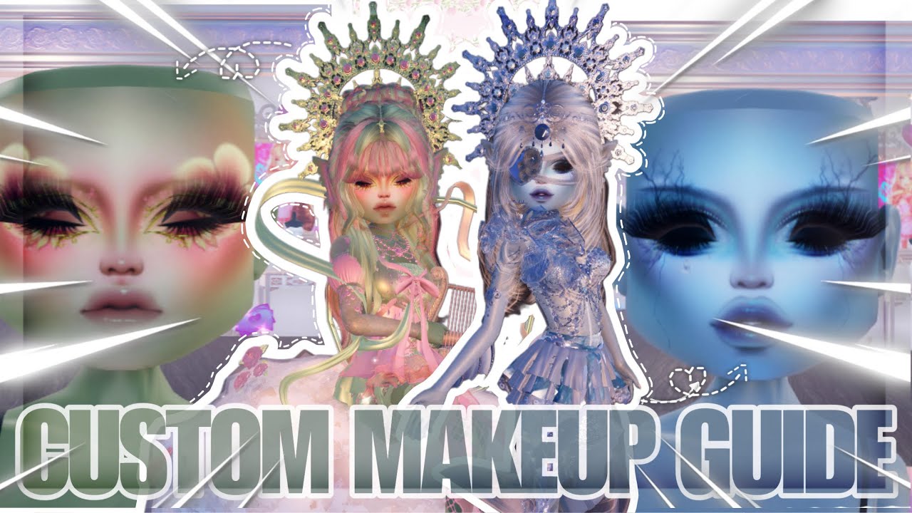 DRESS TO IMPRESS CUSTOM MAKEUP GUIDE + MAKE SOME NEW FACES WITH ME! ⋆ ...
