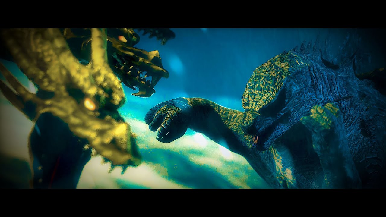 Godzilla: King of Throwing Hands (Animation) - YouTube