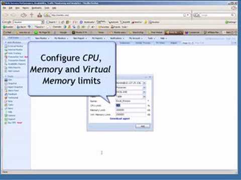 How to use Monitis windows monitoring agent - YouTube