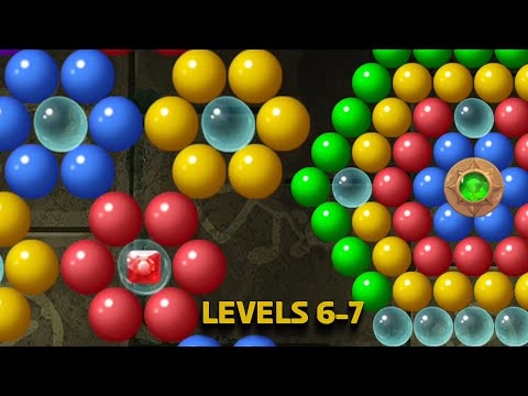BUBBLE SCHOTTER LEVELS 6-7 (Balloons Pops Game) Babili TV