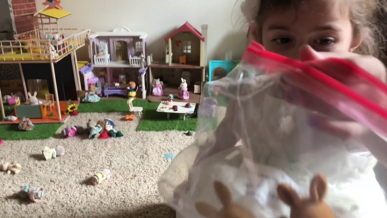 Maple town Patty rabbit’s family/ Sylvanian Families📽 Evie’s World ...