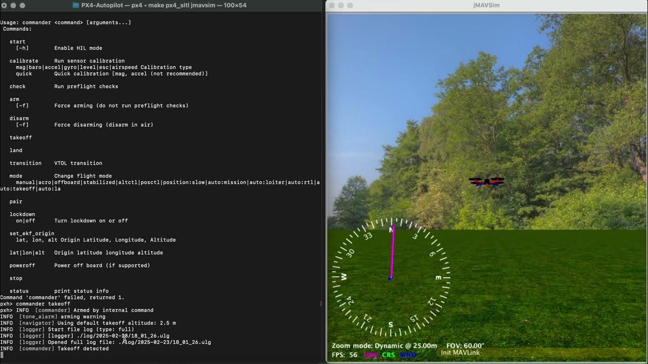 PX4 Flight Simulation with jMAVSim | Drone Takeoff & Landing - YouTube