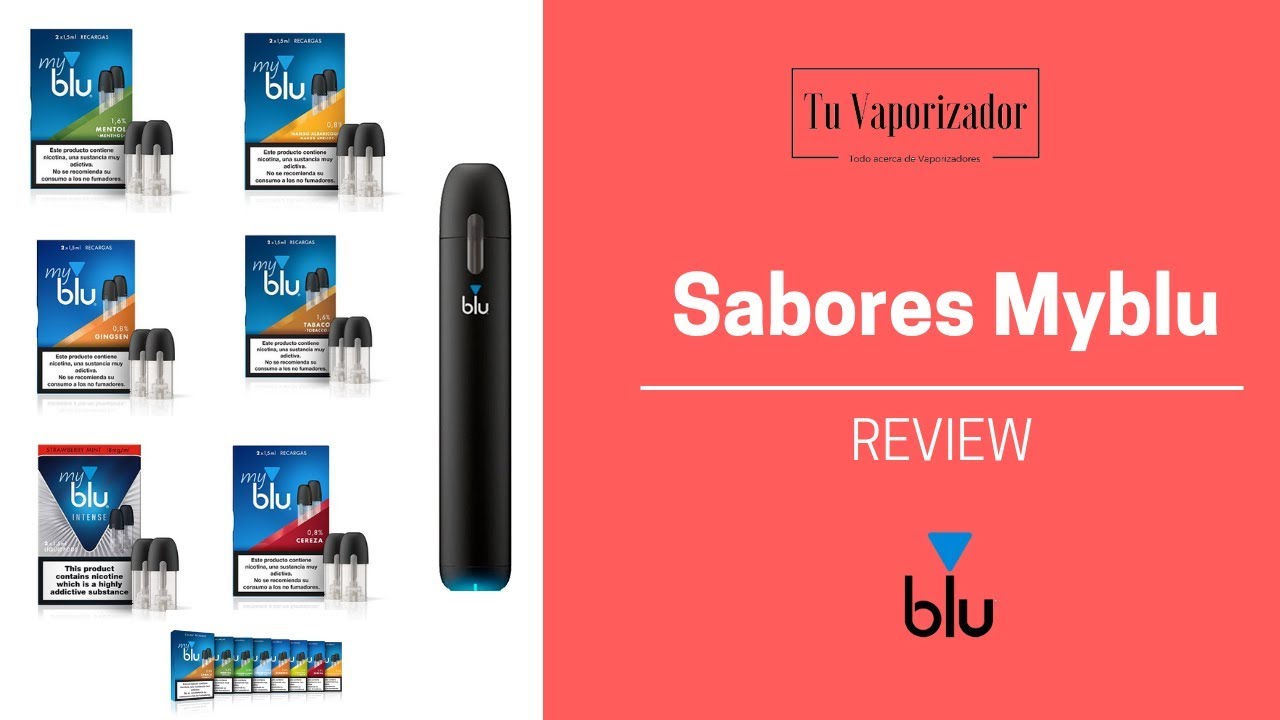Probamos todos los sabores del cigarrillo electrónico Myblu - YouTube
