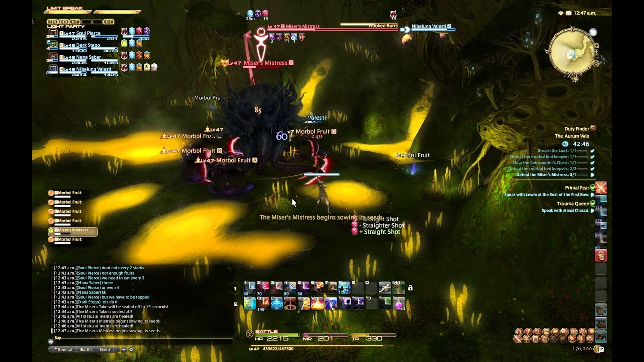 FFXIV:ARR - Aurum Vale dungeon boss 3 "Miser's Mistress" - YouTube