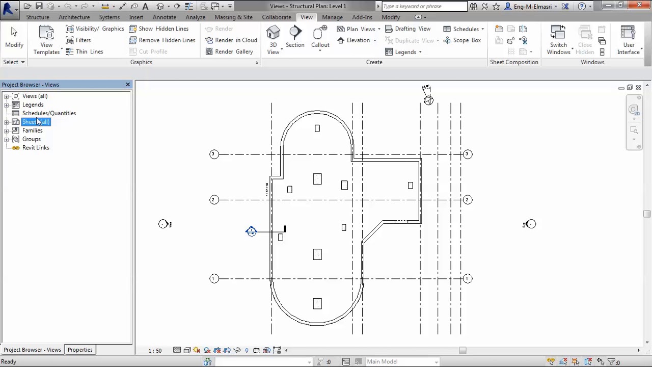Revit Structure 25 Windows 03 Browser Organization - YouTube