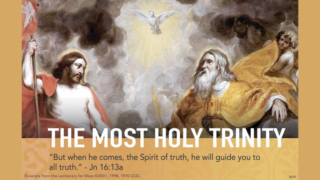 Celebration of Mass: The Solemnity of the Most Holy Trinity - YouTube