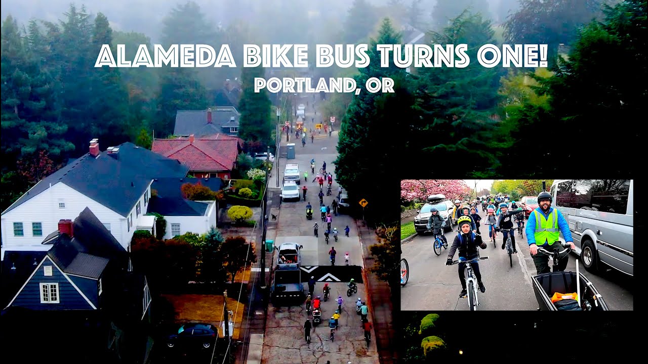 Portland's Alameda Bike Bus Turns One: The Joy of Kids Biking to School ...