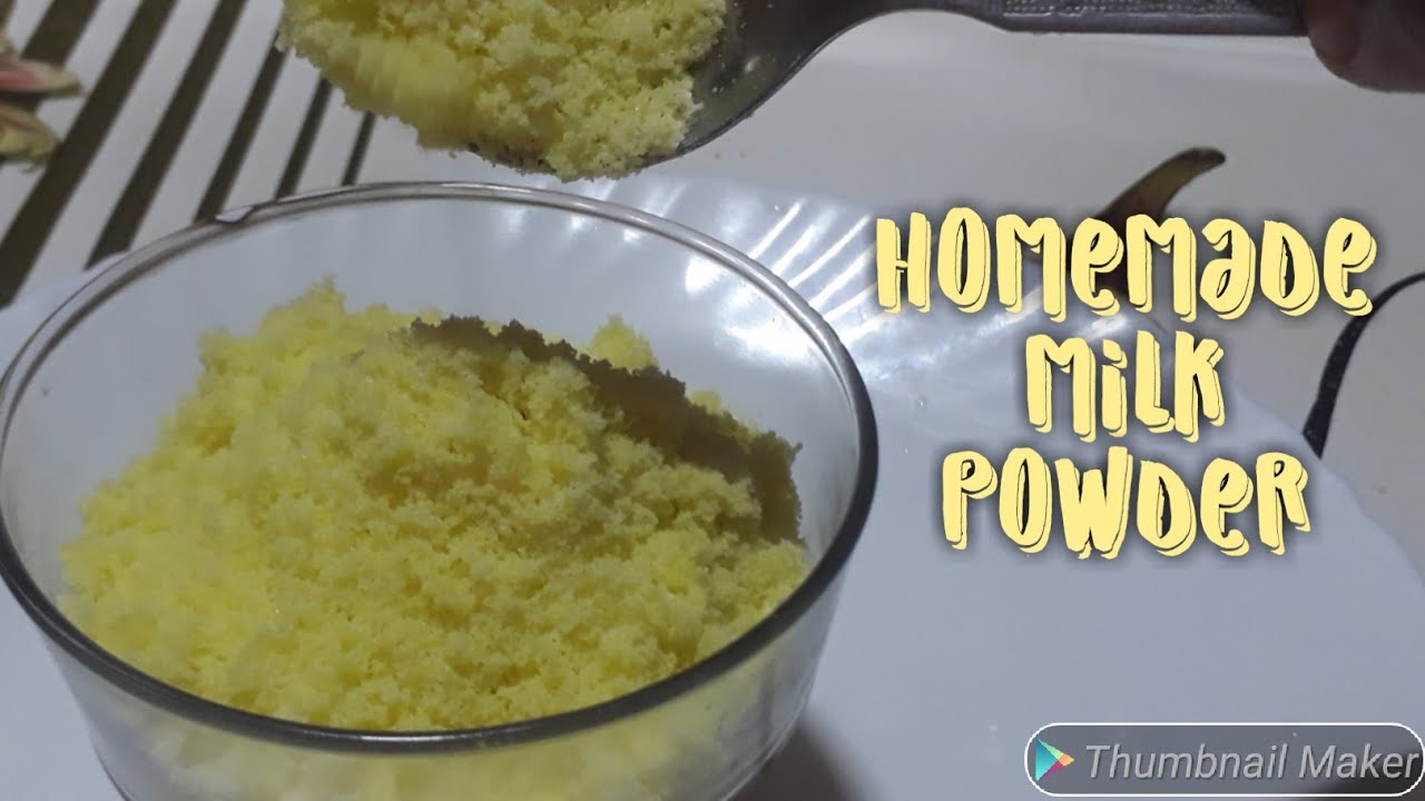 Only 2 ingredient milk powder recipe #Homemade #Milkpowder - YouTube