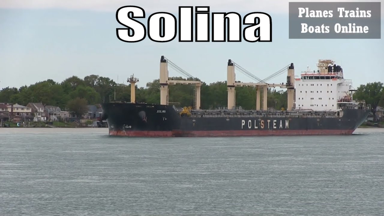 2012 Solina - 623ft / 190m - Bulk Carrier Cargo Ship Down Bound St ...