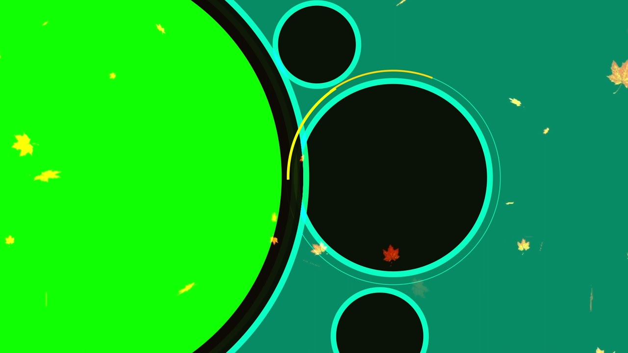 Photo sile show Green Screen Round Designe || Free Download # ...