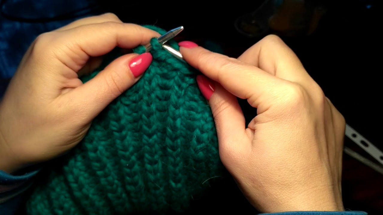 how to knit an "English gum" - YouTube