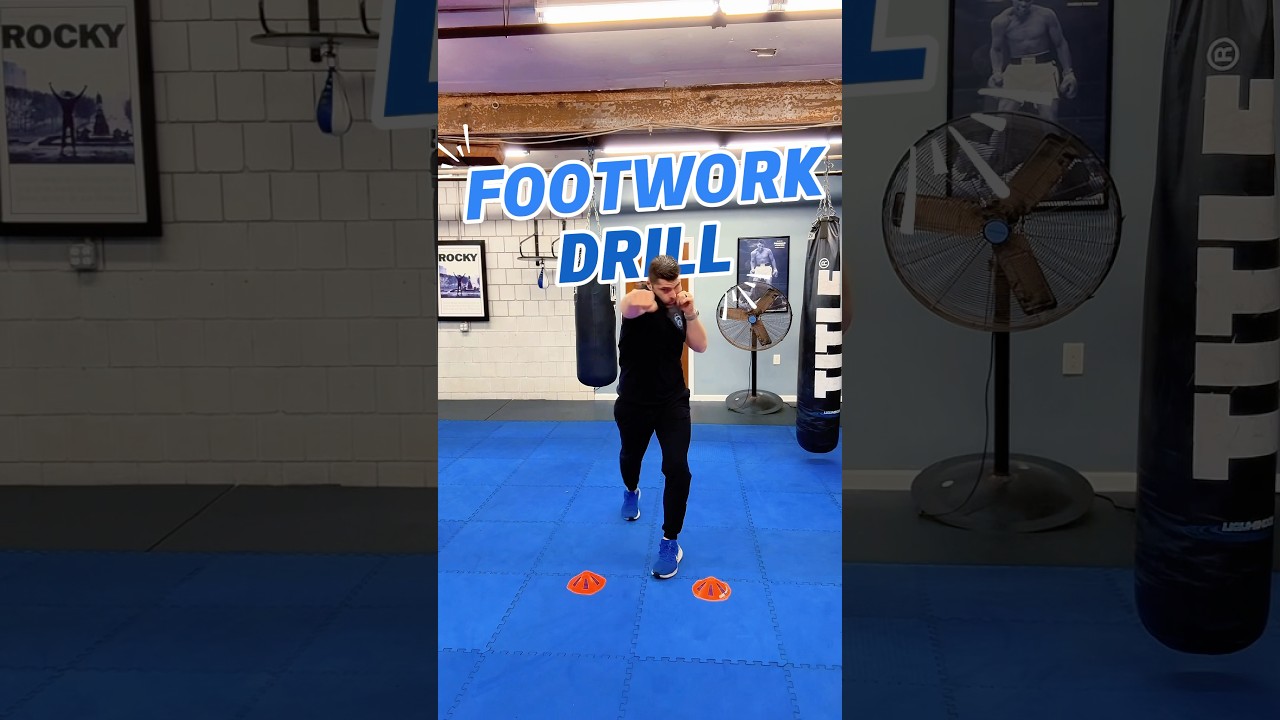 Want to get better at punching while moving? 🥊 This footwork drill is a must - YouTube