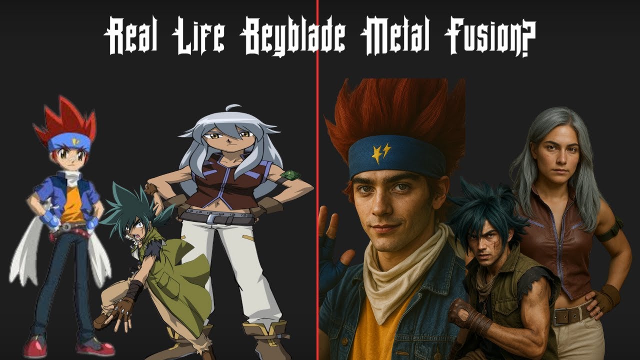 What If Beyblade Metal Fusion Characters Were Real? 🔥⚙️ | AI-Generated ...