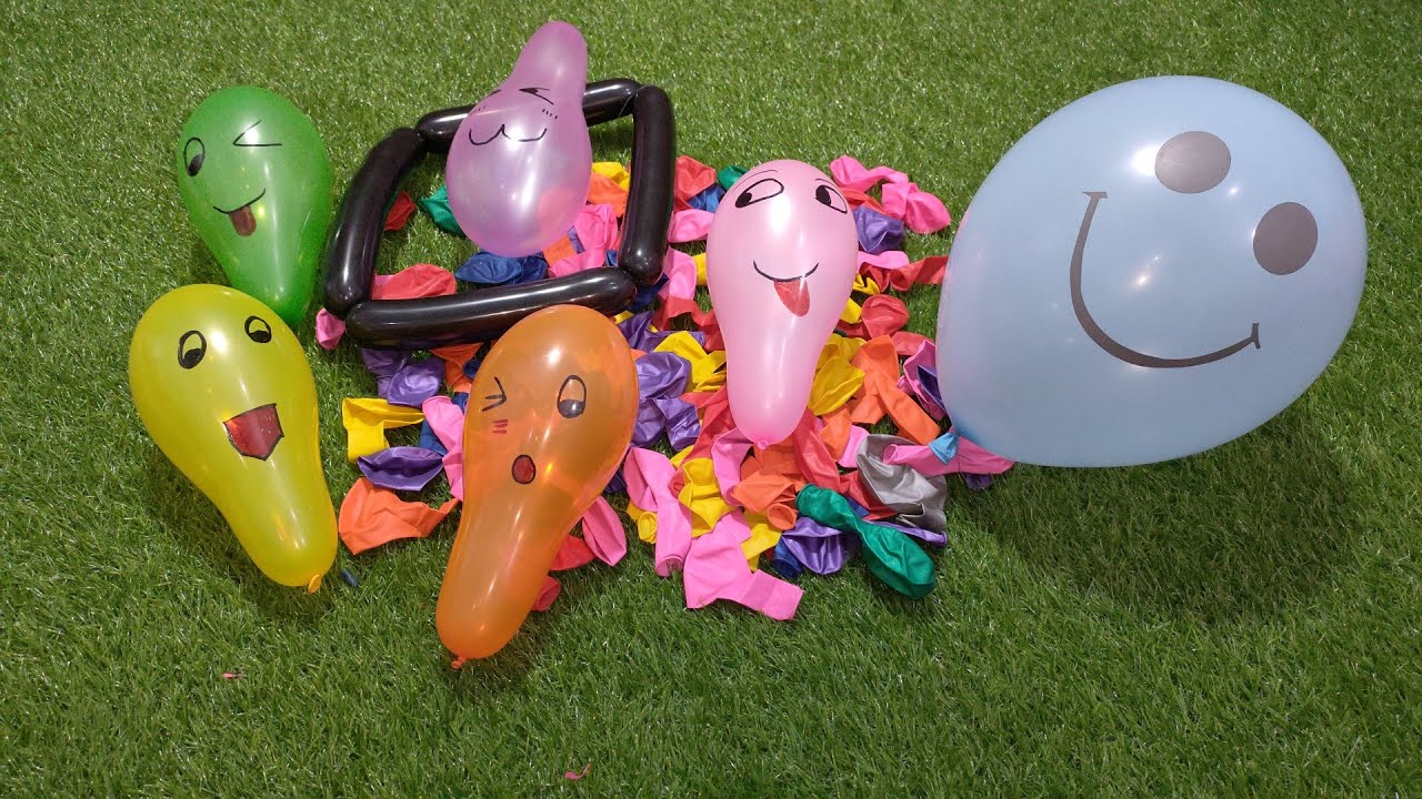 Popping Lots Of Many Balloon - Big And Small Balloon Fu - YouTube